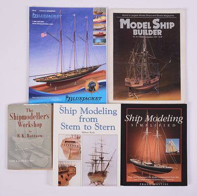 Lot 15 - Five Ship Modeling Books. | Chapel Street Auctions