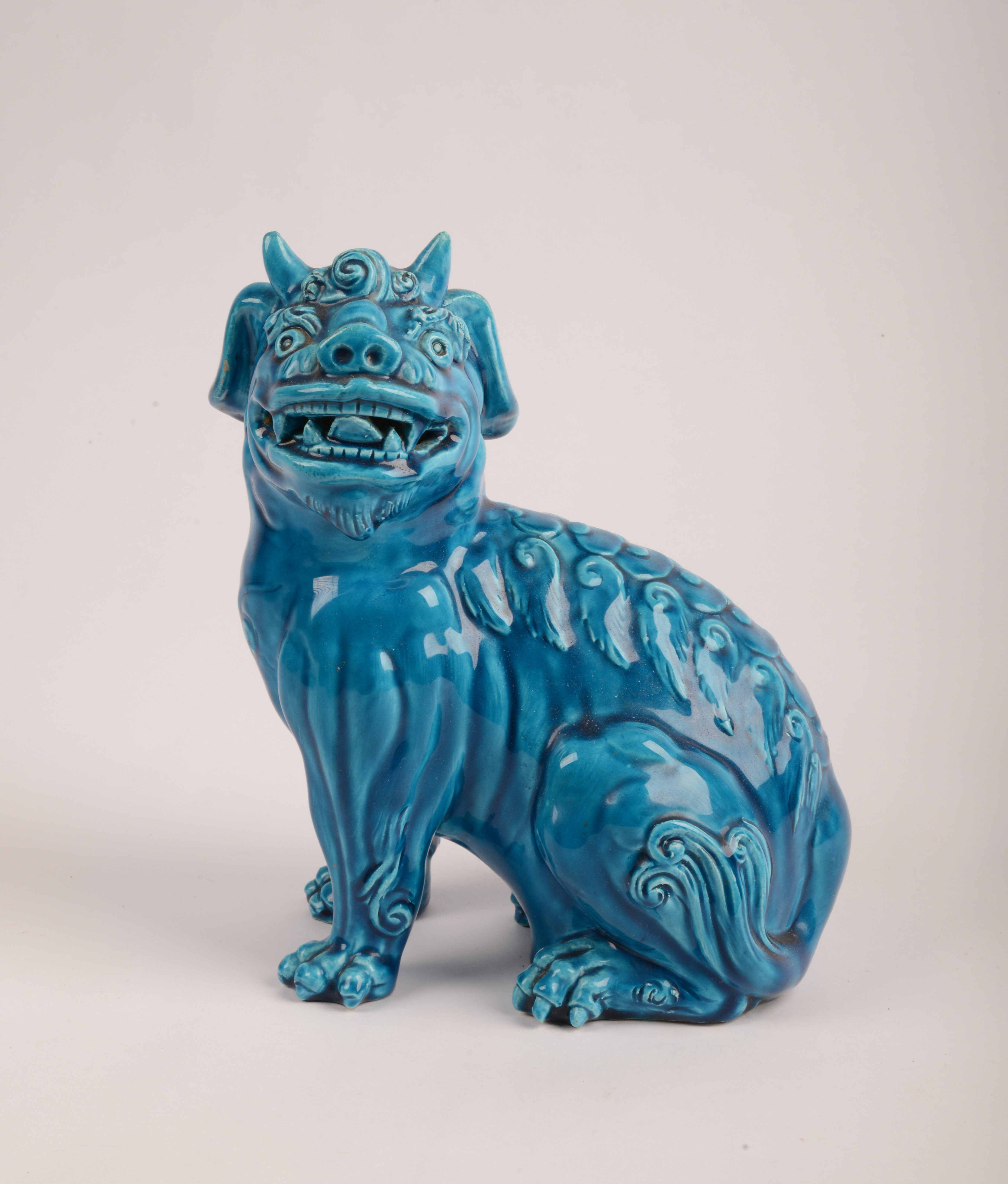 Lot 24 - Large Chinese Porcelain Foo Dog. | Chapel Street Auctions