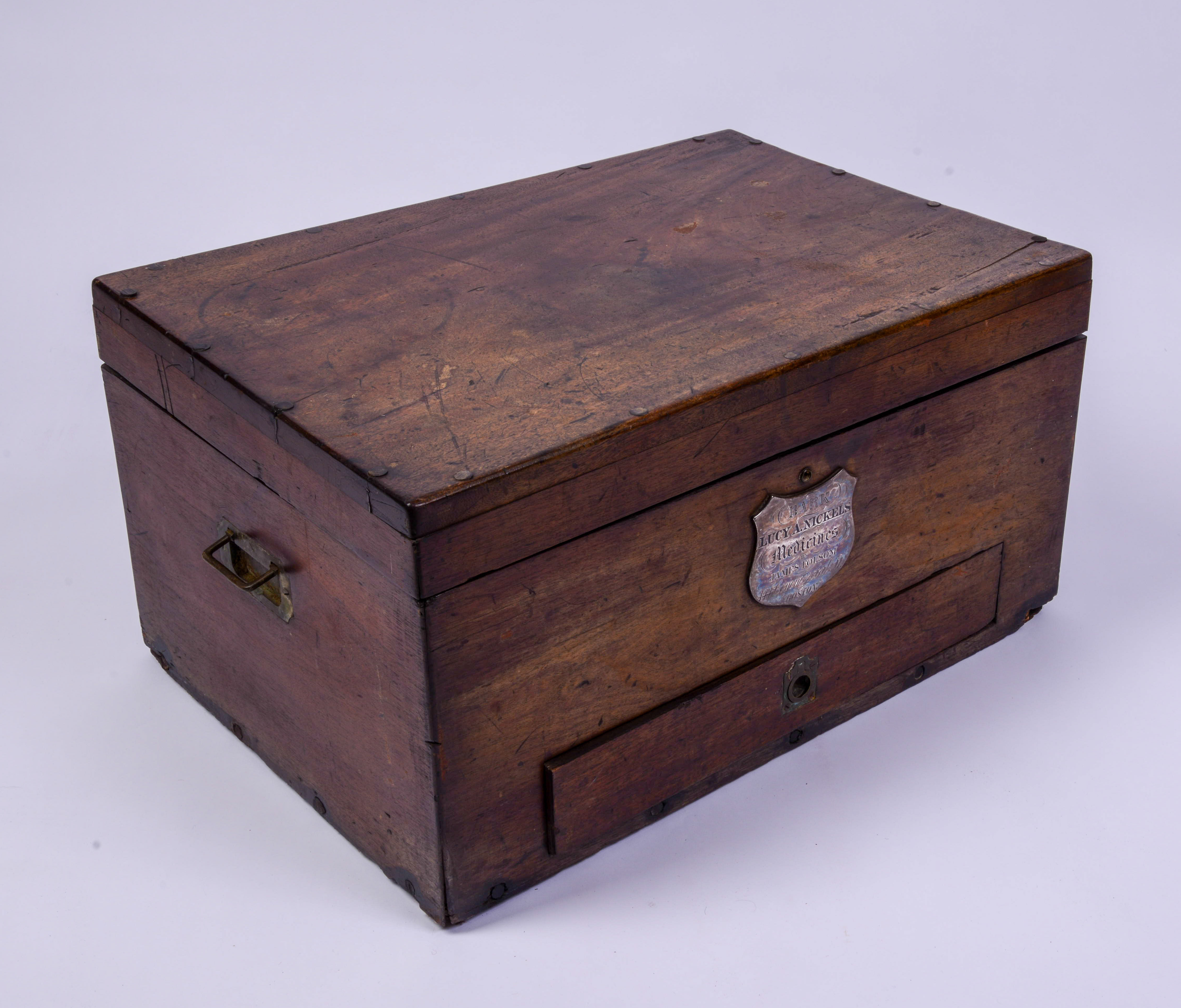 Lot 316 - Medicine Box from the Bark Lucy A. Nickels | Chapel Street ...