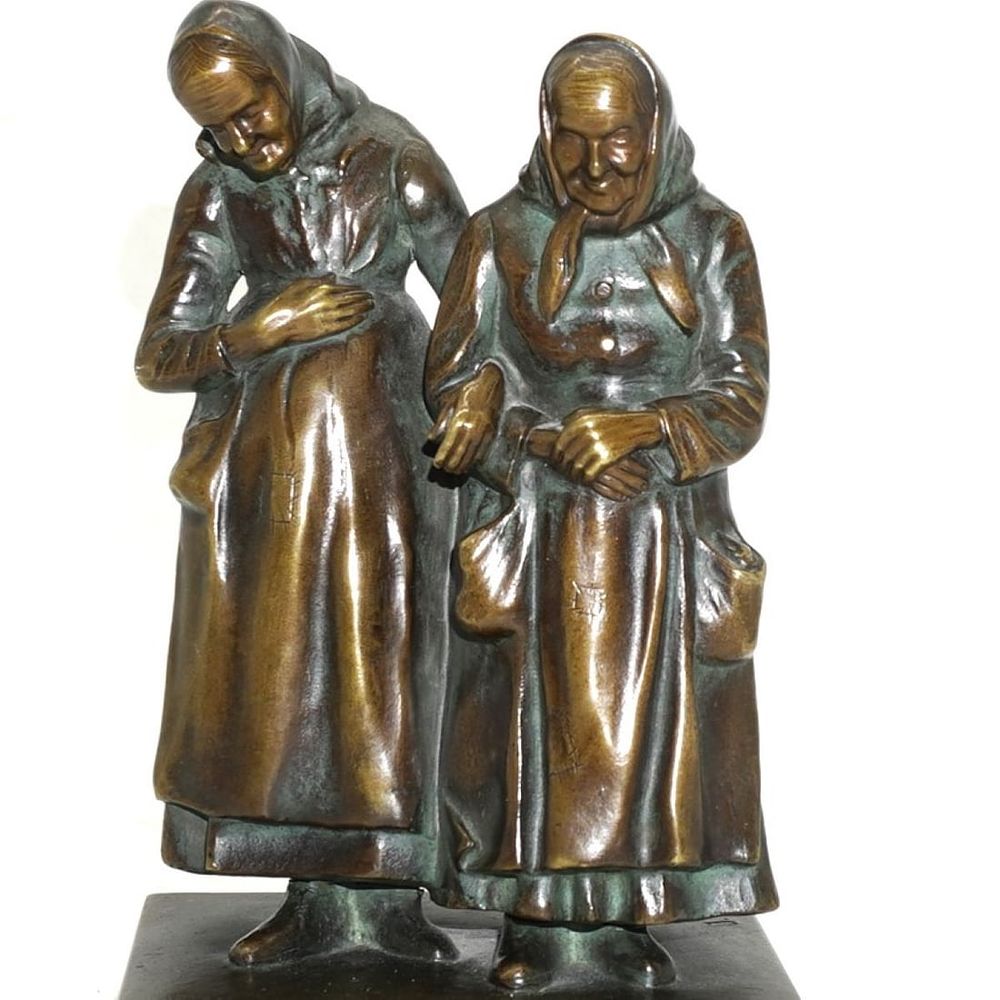 Lot 117 - ANTIQUE BRONZE PLESSNER SCULPTURE | Charleston Estate ...