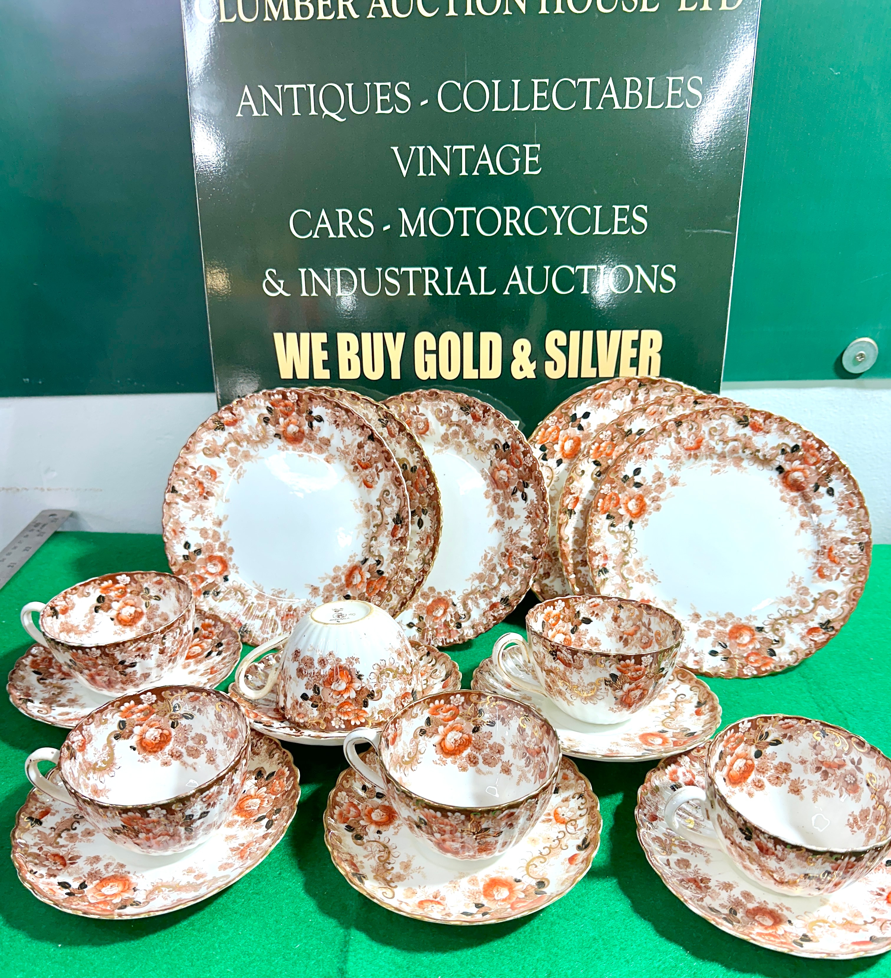 Lot 42 - An Eighteen-Piece Samuel Radford 'Victorian Rust' Tea and ...