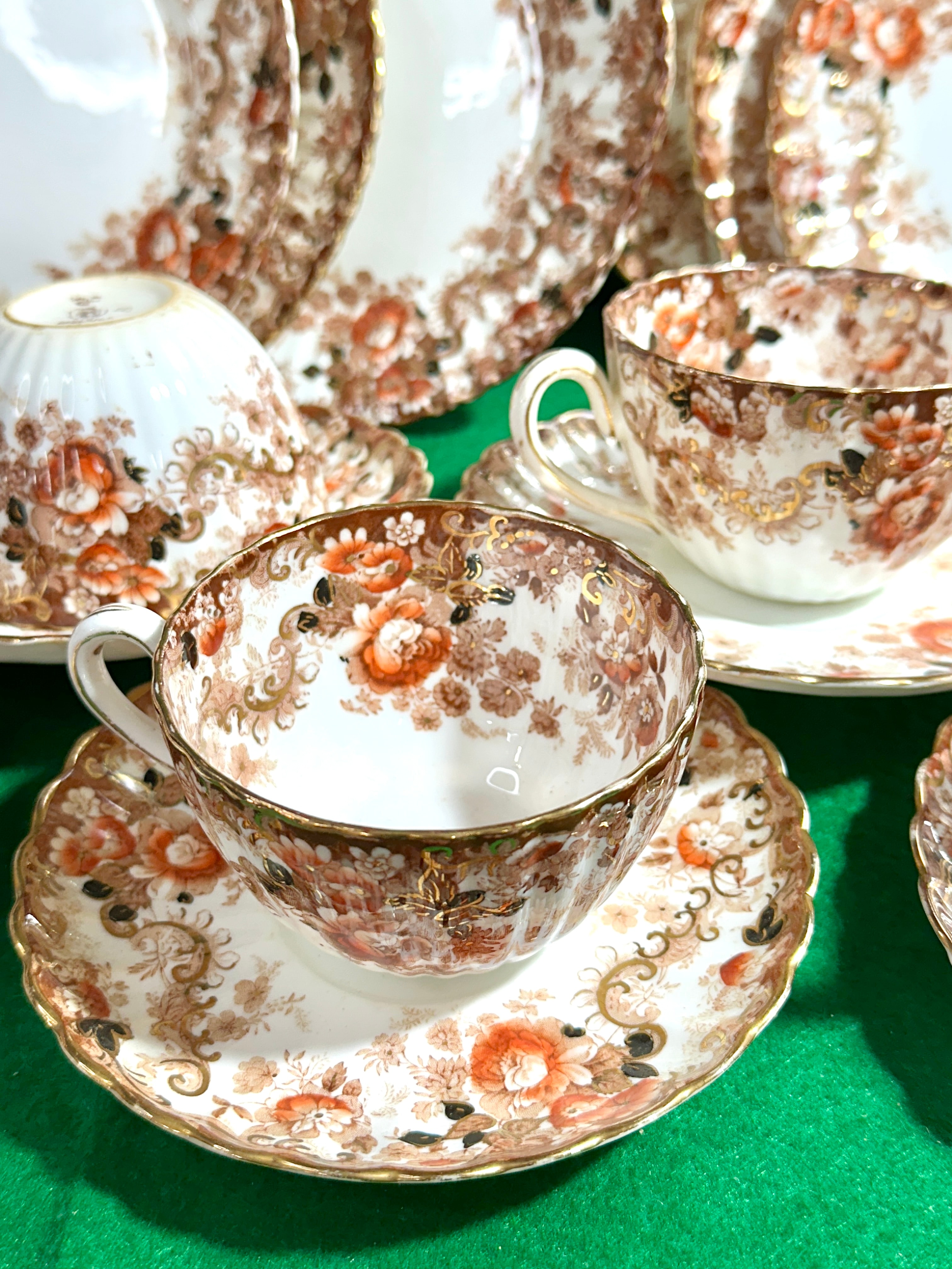 Lot 42 - An Eighteen-Piece Samuel Radford 'Victorian Rust' Tea and ...