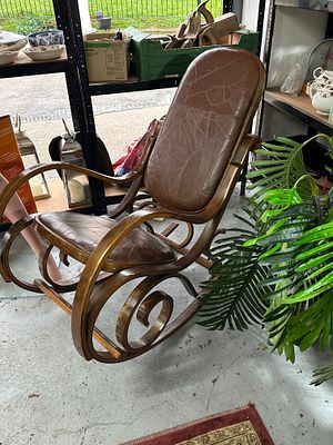 Lot 75 – Luigi Crassevig Bentwood Rocking Chair, circa 1970s – Clumber ...