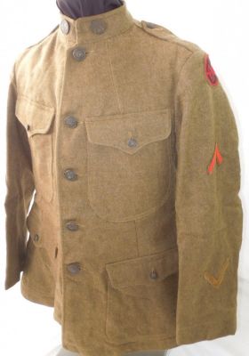 Lot 23 - WWI US Army 27th Division 55th Pioneer Infantry Uniform | CNY ...