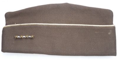 Lot 54 - WWII US Army Four Star General Garrison Cap & Rank Pin | CNY ...