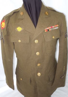 Lot 83A - WWII 45th Infantry Div Italian Patch Uniform Jacket BSM | CNY ...