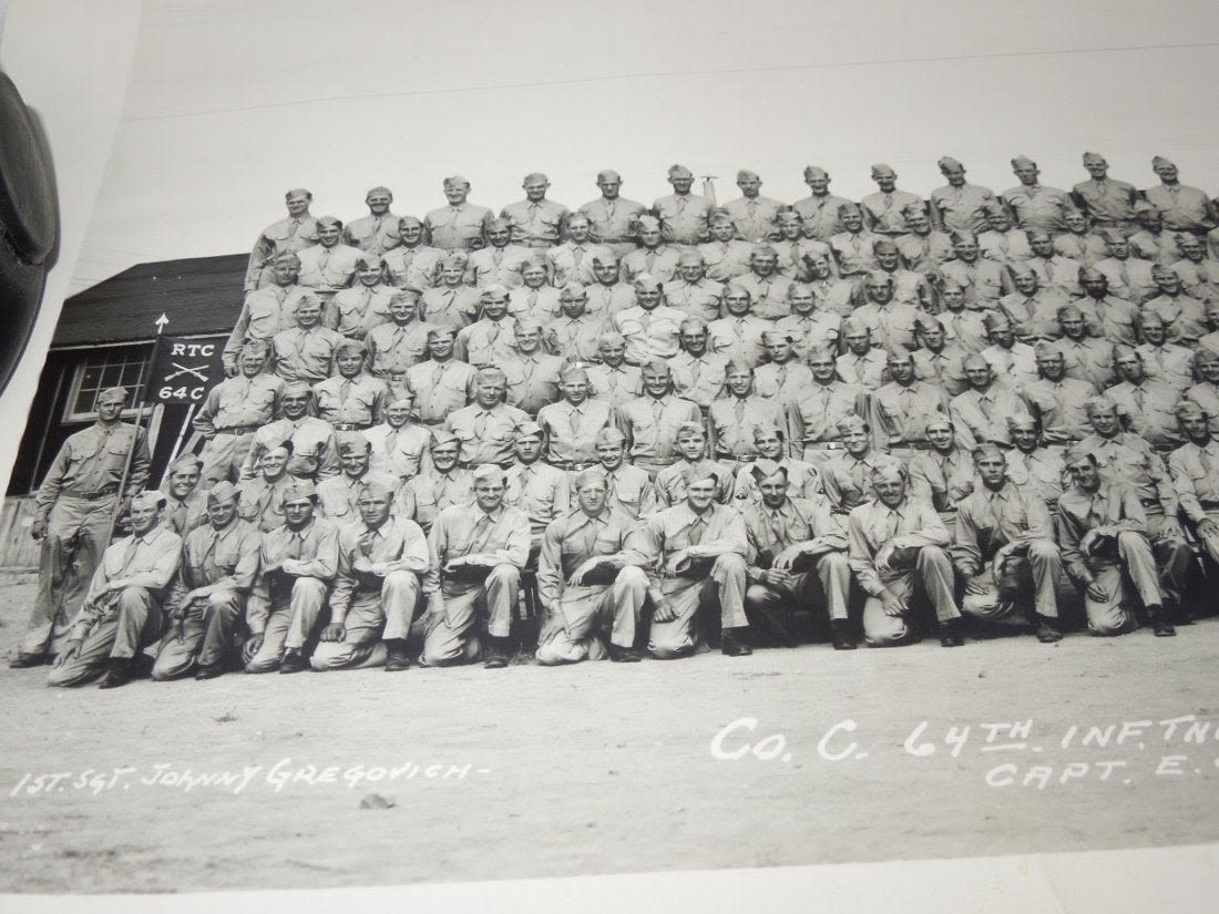 Lot 235 - WWII 64th Infantry Training BN Camp Wolters Unit Photo | CNY ...