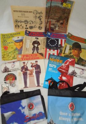 Lot 260 - Lot of USMC Leatherneck Magazines & Ephemera | CNY Militaria