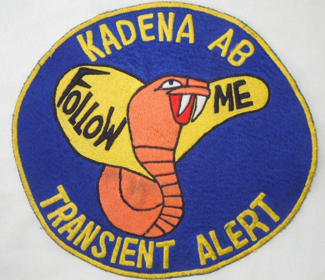 Lot 266 - USAF Kadena AB Transient Alert 18th Tac. Fighter Patch | CNY ...