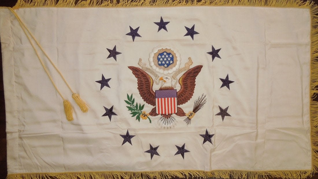 Lot 358A - US Chief of Diplomatic Mission Consulate Flag NATO UN | CNY ...