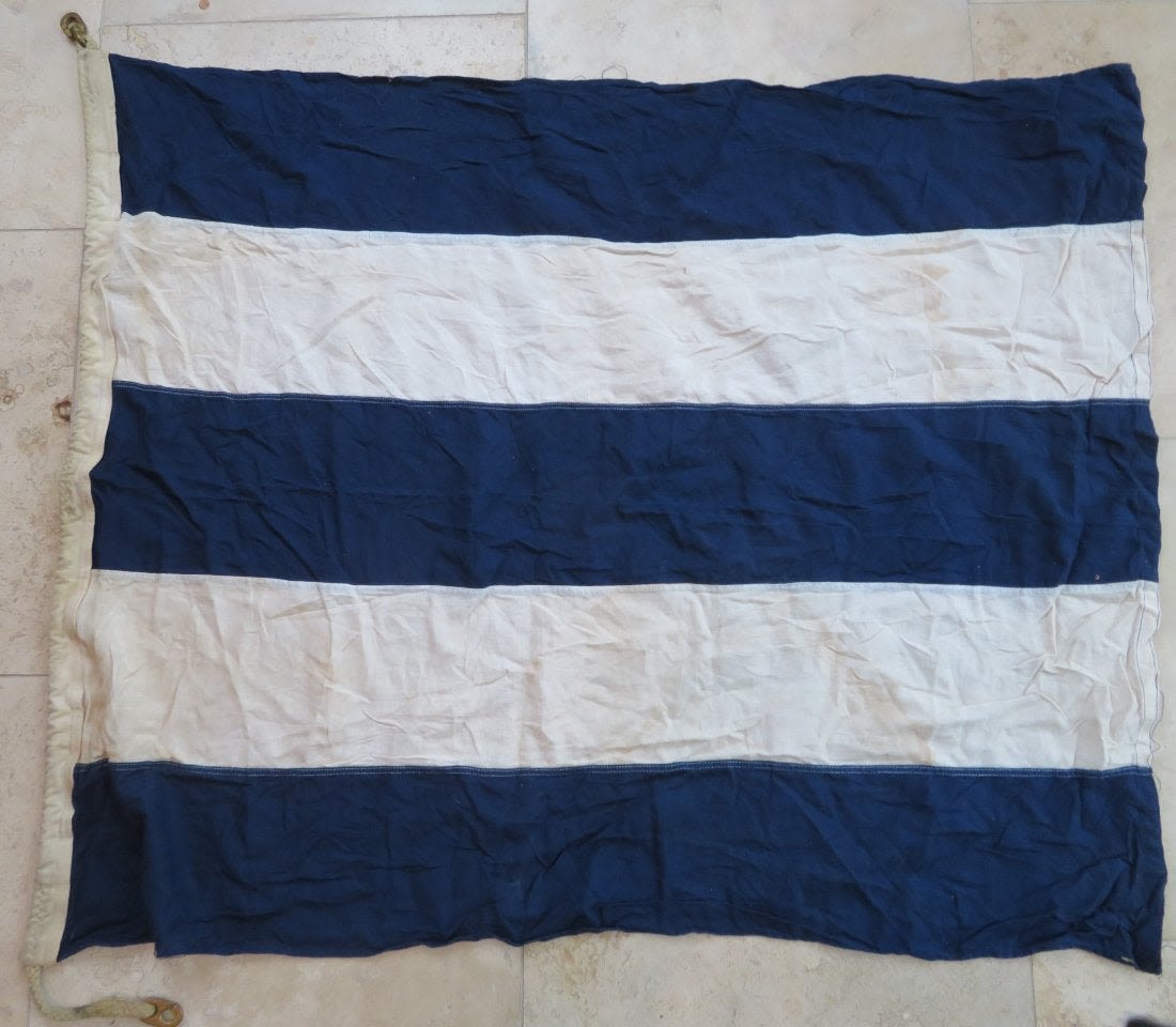 Lot 371 - Maritine Nautical Flag Preparatory "PR" Imminent Start | CNY ...