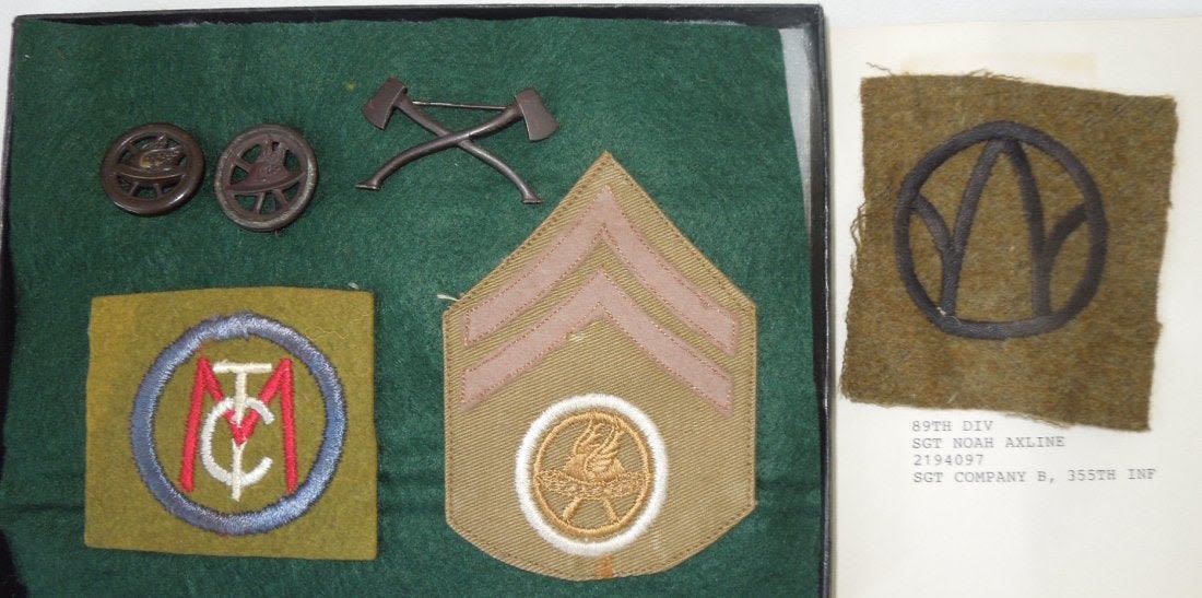 Lot 81 - WWI 89th Infantry Pioneer MTC Collar Disc Patch Lot | CNY ...