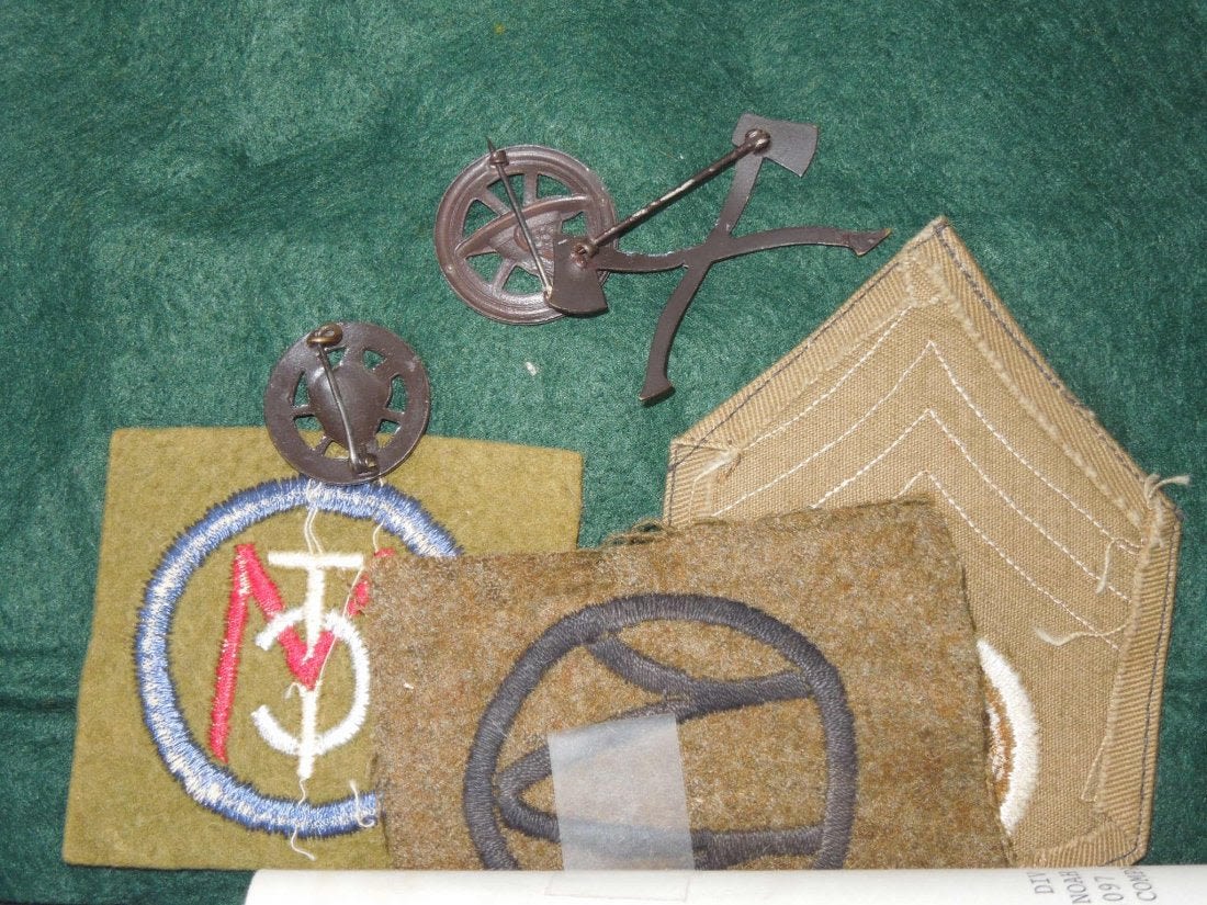 Lot 81 – WWI 89th Infantry Pioneer MTC Collar Disc Patch Lot – CNY ...