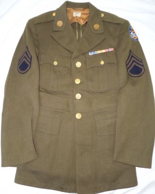 Lot 147 - WWII Named 5th USAAF Decorated Uniform Jacket DFC | CNY Militaria