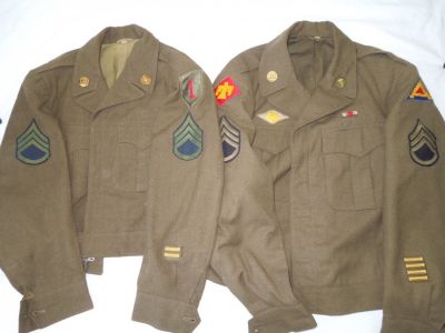 Lot 212 - WWII 45th and 1st Infantry Div. Uniform Jackets Lot | CNY ...