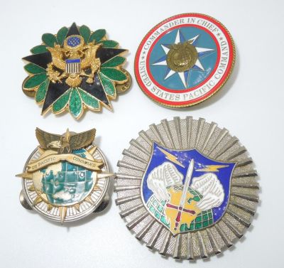 Lot 157 - US Army Navy Badges General Staff CINCPAC Commander in Chief ...