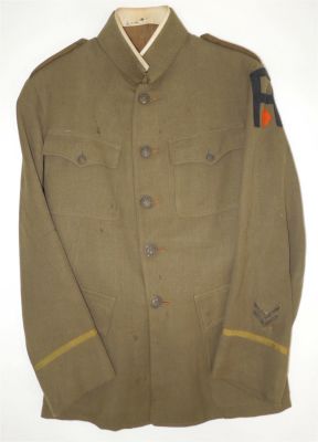 Lot 354 - WWI US First Army Patched Officer Uniform 5th Division Jacket ...