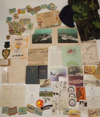 Lot 267 - WWI - Modern Military Ephemera Aviation Navy Army Documents ...