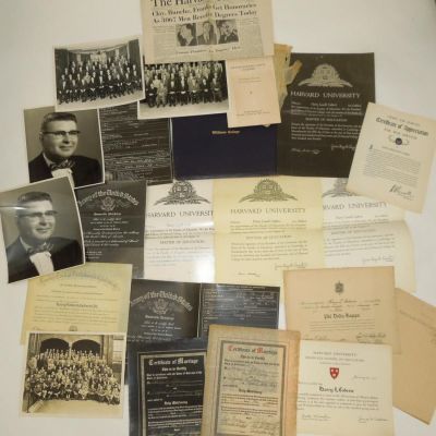 Lot 330 - WWII US Counter Intelligence Corps Paper & Harvard Documents ...