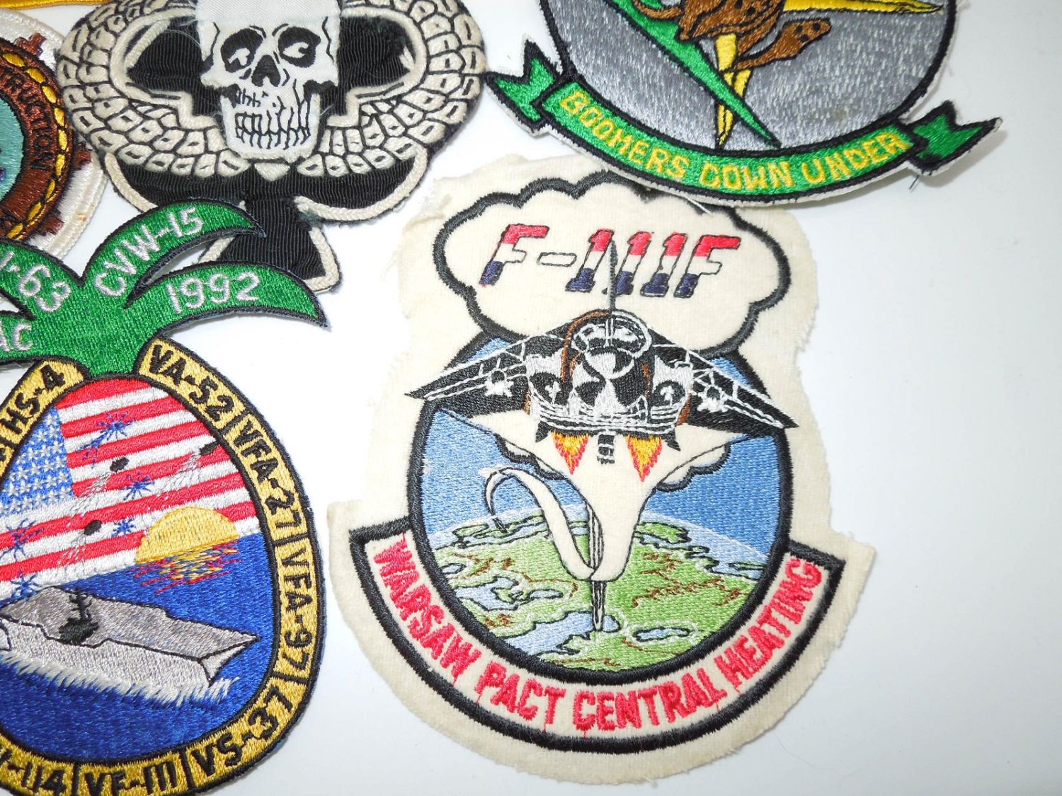 Lot 367 - Vietnam - Modern Navy Patch Lot Alameda F-111F RIMPAC WESTPAC ...