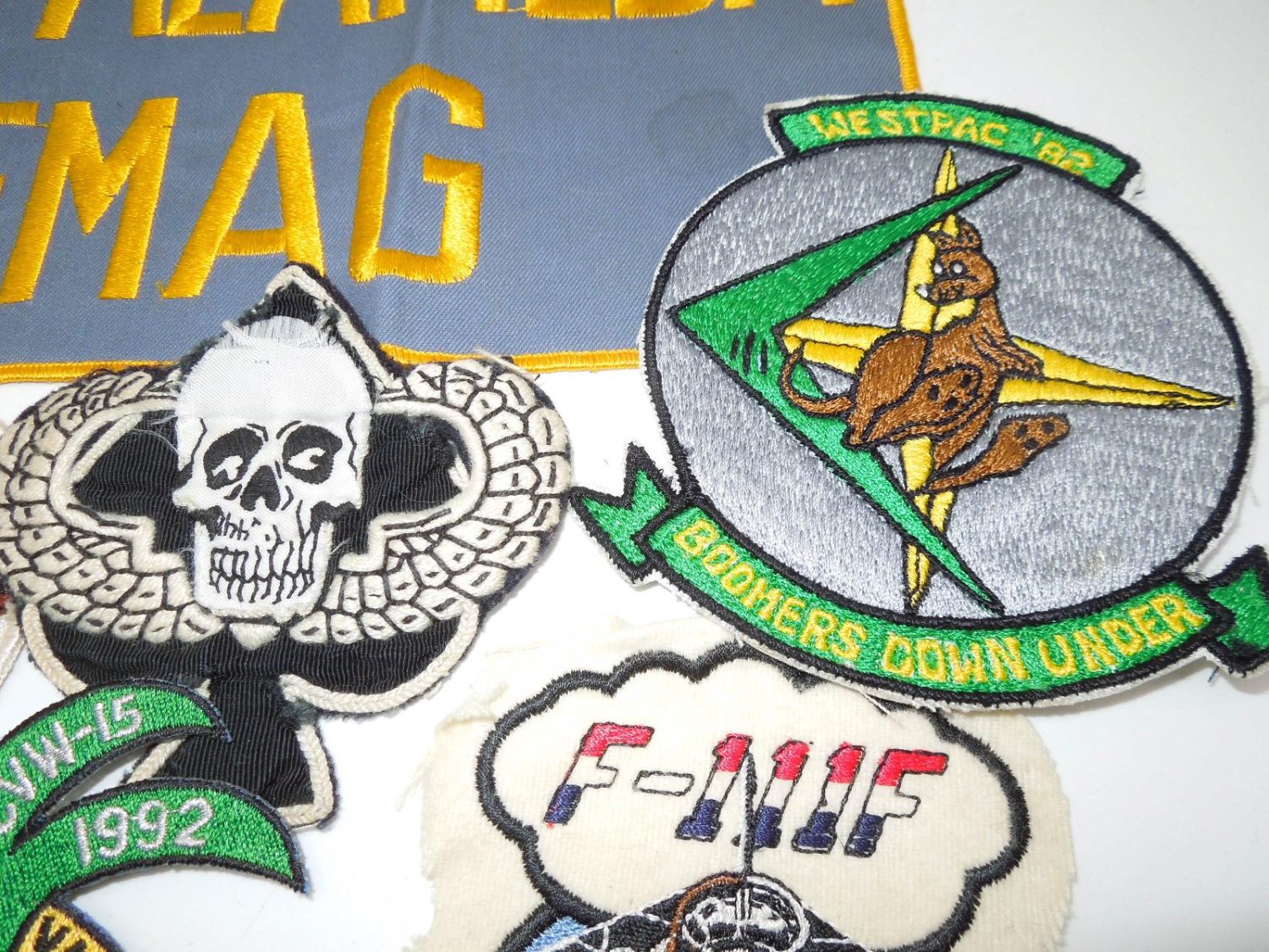 Lot 367 - Vietnam - Modern Navy Patch Lot Alameda F-111F RIMPAC WESTPAC ...