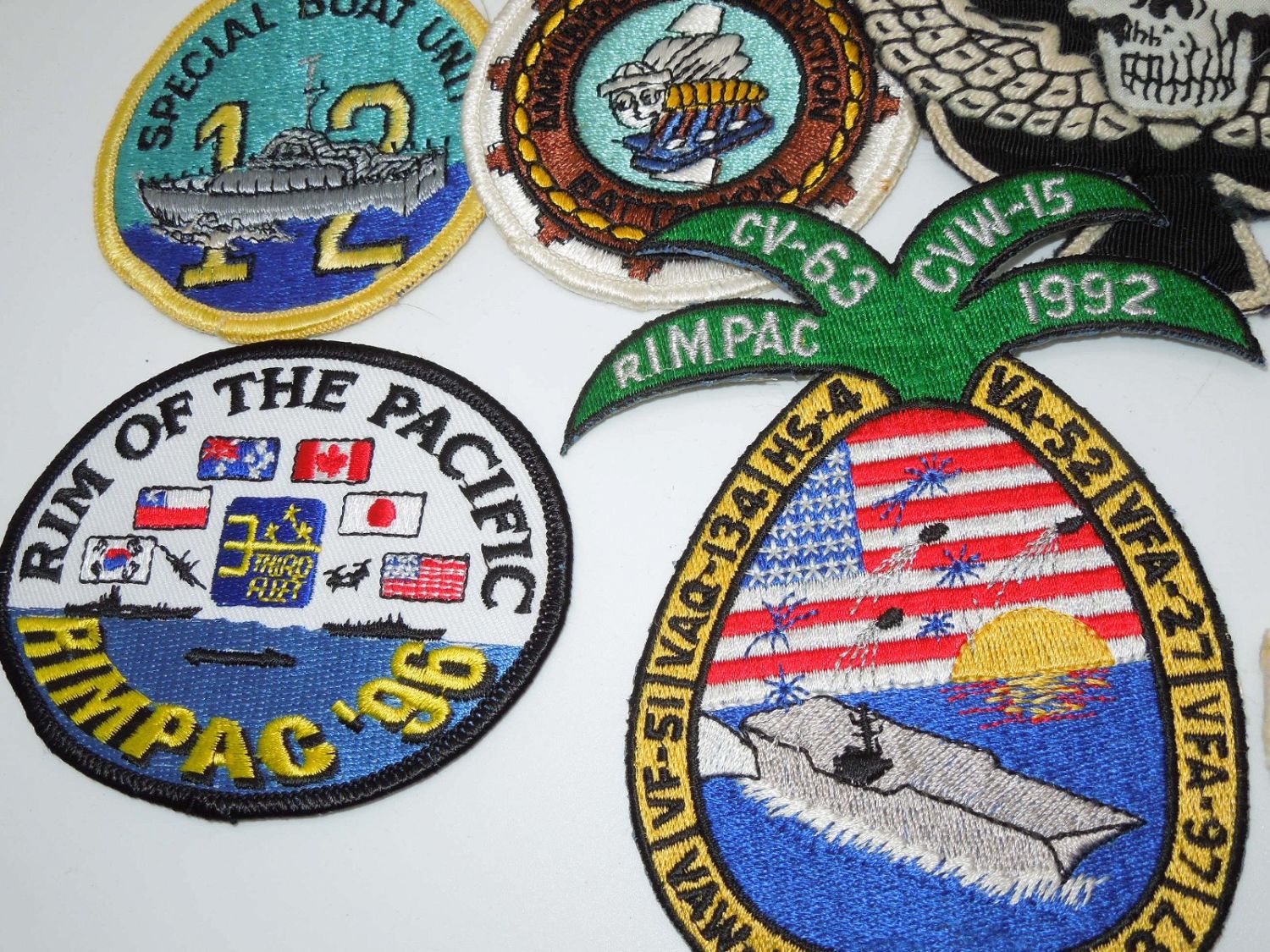 Lot 367 - Vietnam - Modern Navy Patch Lot Alameda F-111F RIMPAC WESTPAC ...
