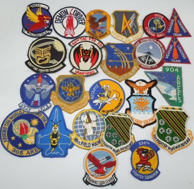 Lot 368 - Vietnam - Modern USAF Patches Lot 1st FW 334th FS Custom Made ...