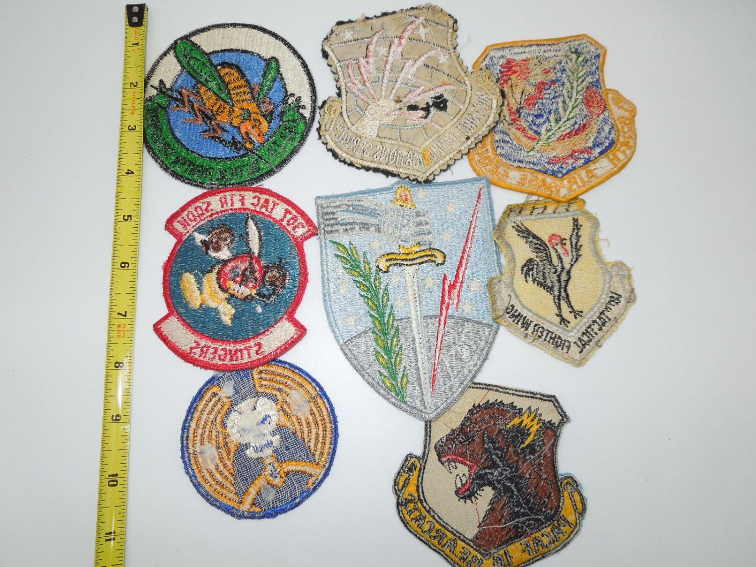 Lot 392 - Vietnam Era USAF Air Forces Patches 307th & 47th TFS Custom ...
