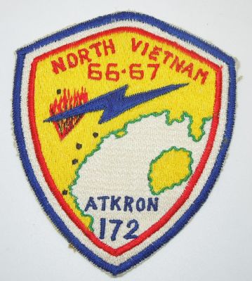 Lot 150 - 1967 US Navy North Vietnam ATKRON VA-172 Attack Patch | CNY ...