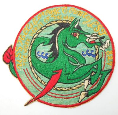 Lot 186 - Korean War USS Hillsborough County LST-827 Workhorse Patch ...