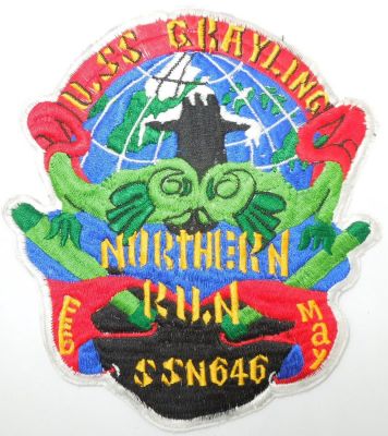 Lot 69 - Vietnam War Era US Navy Submarine USS Grayling SSN-646 ...