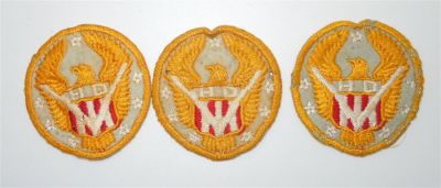 Lot 32 - WWII Lot (3) Hawaii Volunteers State Guard Military Patches ...