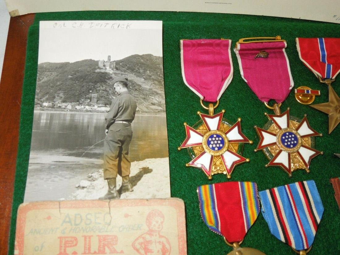 Lot 39 - WWII SHAEF US Army Major General Medals Documents- Famously ...