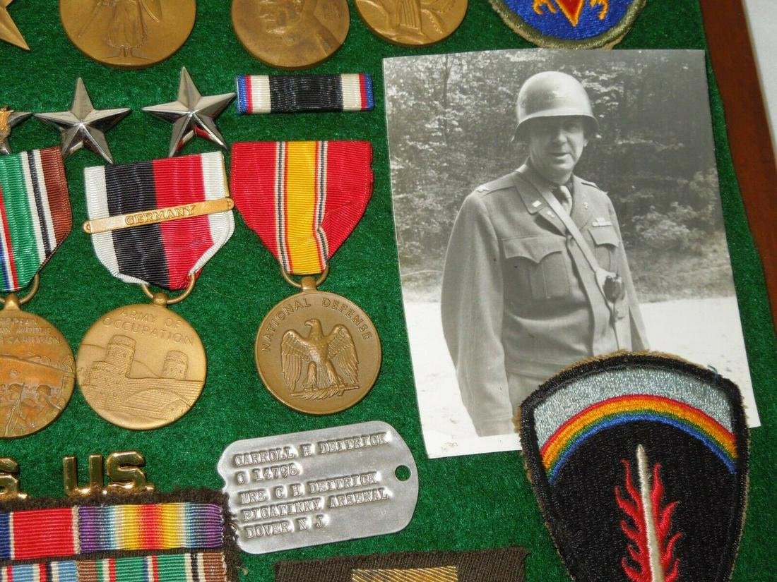 Lot 39 - WWII SHAEF US Army Major General Medals Documents- Famously ...