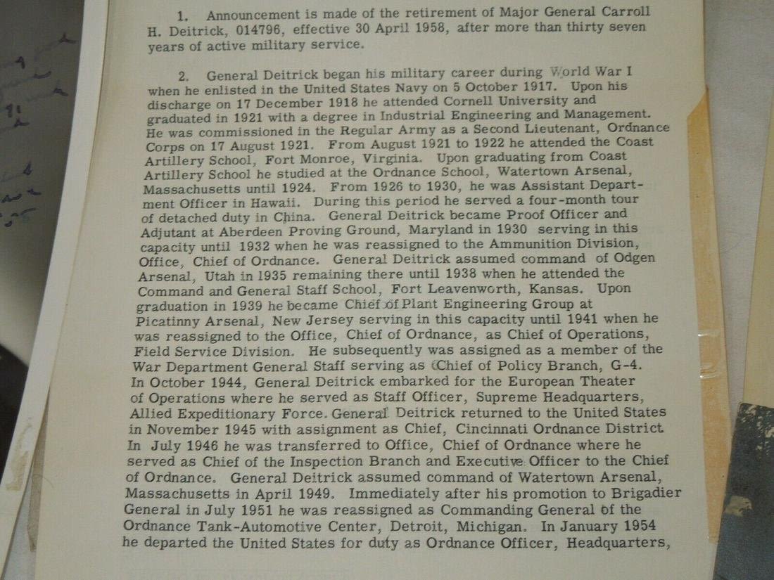 Lot 39 – WWII SHAEF US Army Major General Medals Documents- Famously ...