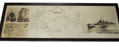 Lot 368 - WWII Era Destroyer USN Navy USS Mertz Pacific War Cruise ...