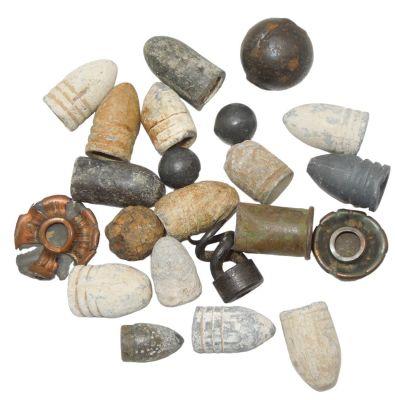 Lot 2 - Lot 1700s - Civil War Era Military Musket & Rifle Bullets | CNY ...