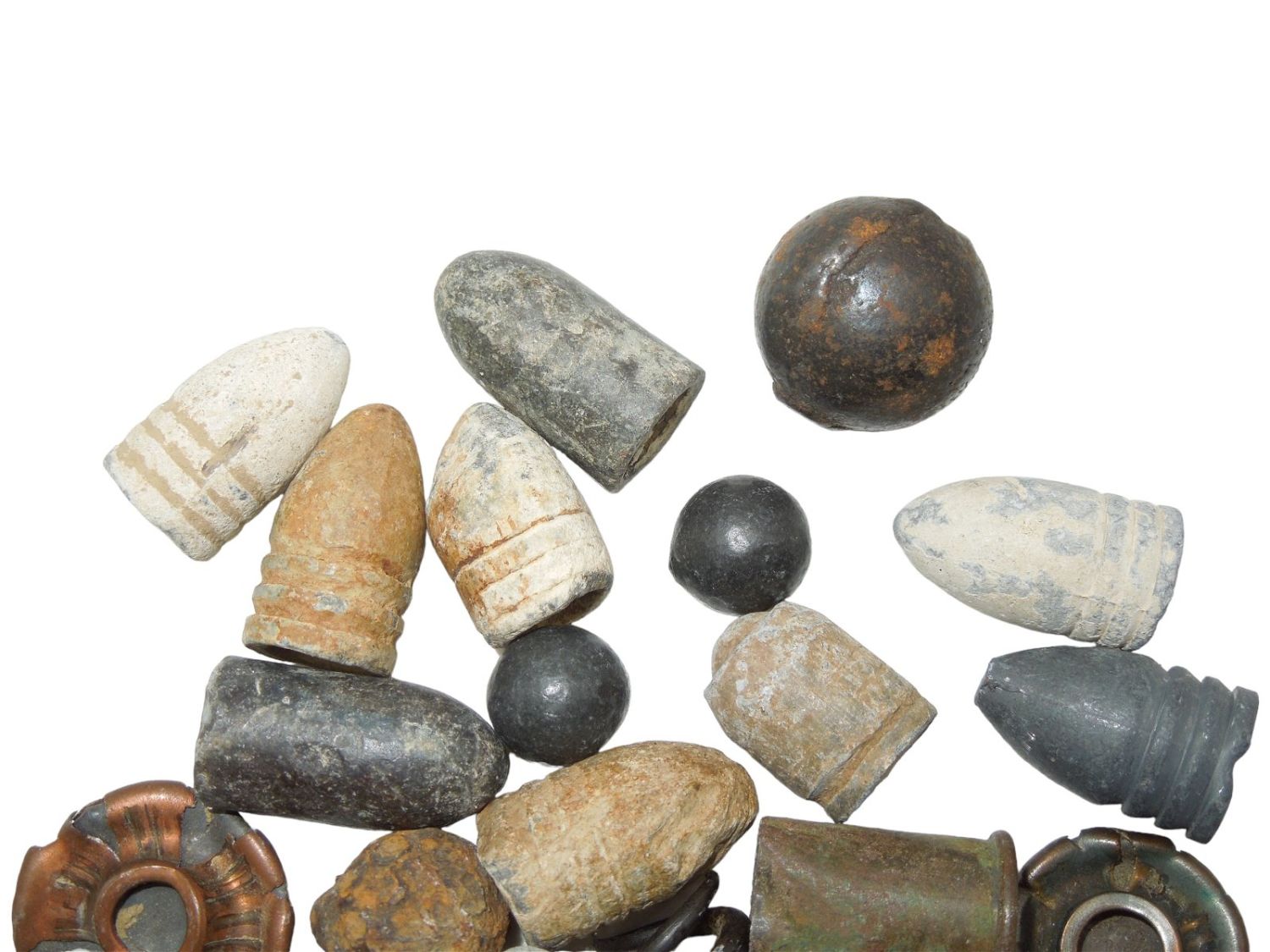 Lot 2 - Lot 1700s - Civil War Era Military Musket & Rifle Bullets | CNY ...