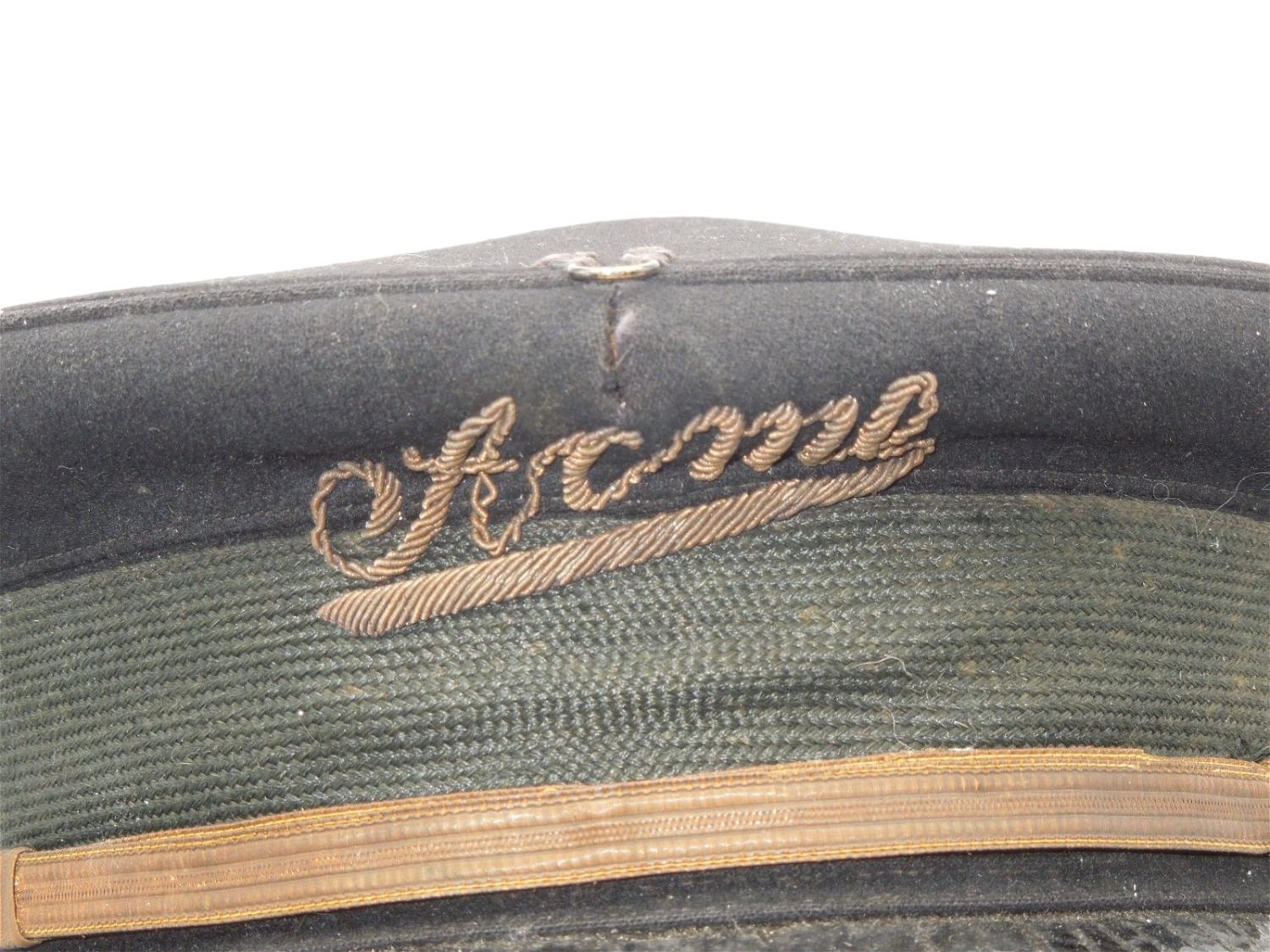 Lot 25 - Early 1900s Acme Band Uniform Visor Cap Hat | CNY Militaria