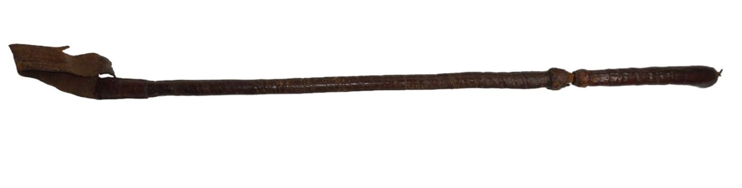 Lot 101 - WWI Era Military Leather Riding Crop & Dagger | CNY Militaria