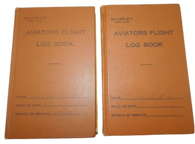 Lot 280 - Korean War USN Navy F4U Strike Fighter Combat Flight Log ...