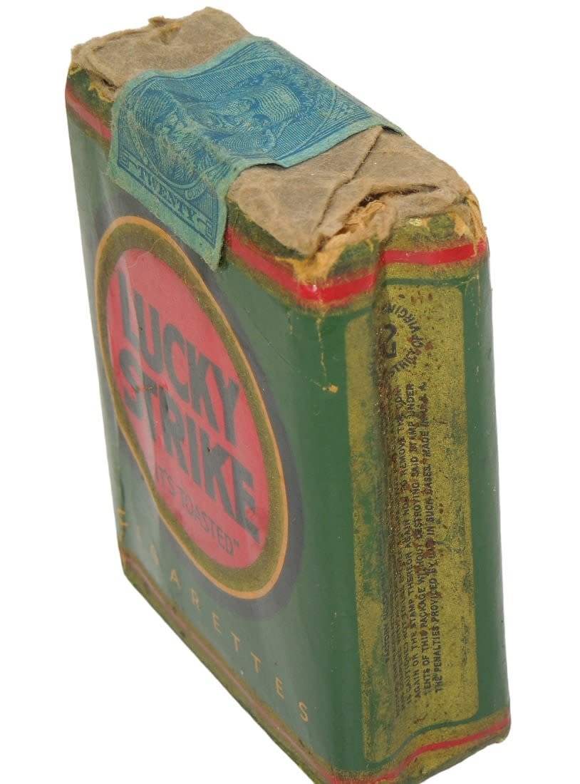 Lot 295 - WWII Era 1942 Lucky Strike Cigarette Pack Unopened Series 112 ...