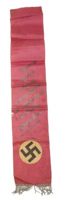 Lot 424 - WWII German Military Funeral Sash | CNY Militaria