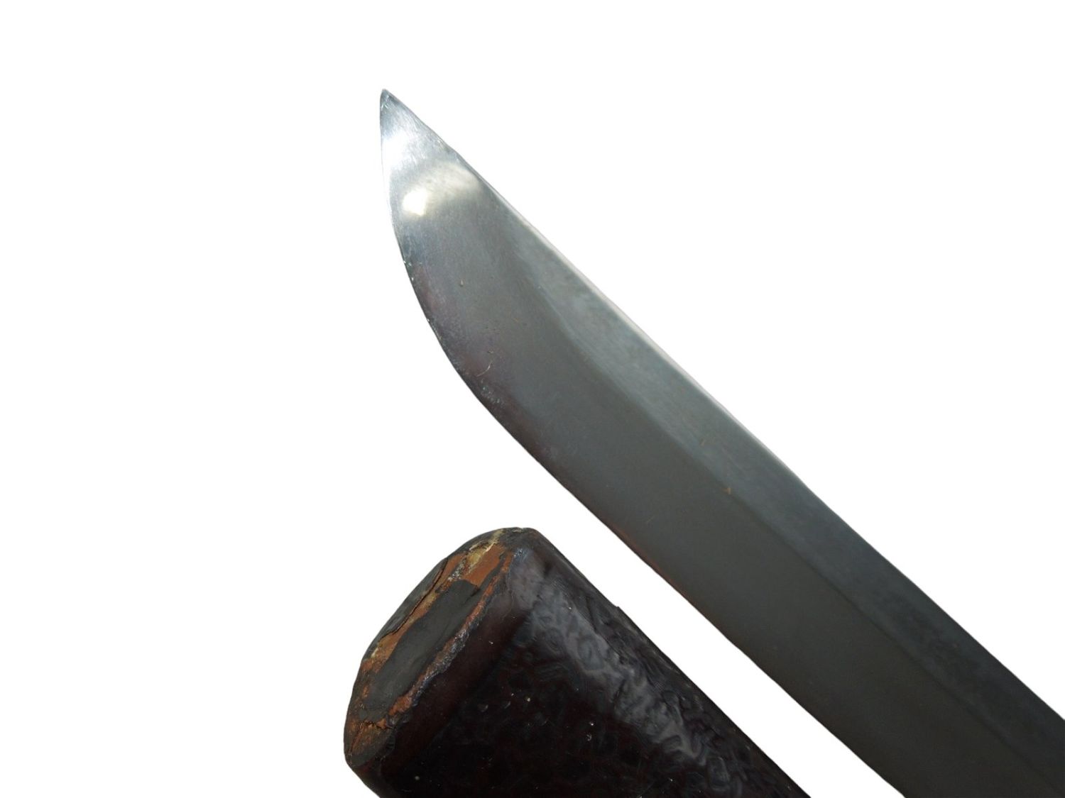 Lot 437 - Japanese Samurai Sword & Wooden Scabbard | CNY Militaria