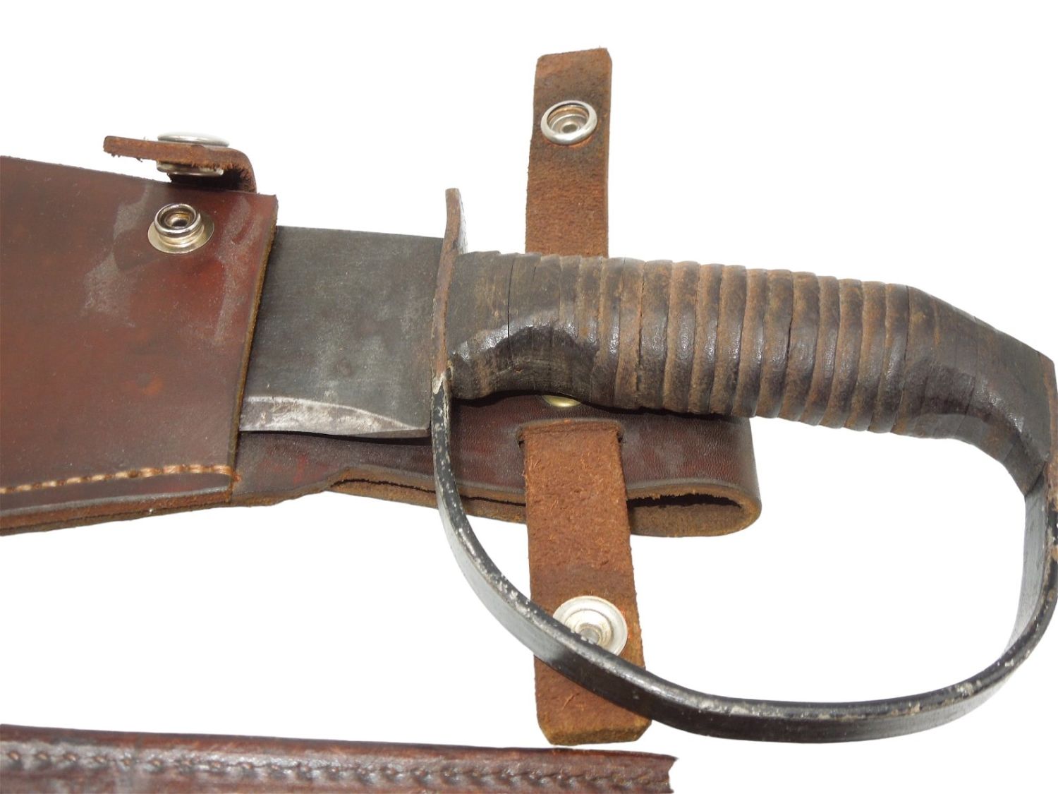 Lot 623 – WWII USMC Marine Corps Bolo Knife & Survival Ax – CNY Militaria