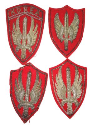 Lot 662 - Korean War SCARWAF Special Army With Air Force Bullion ...