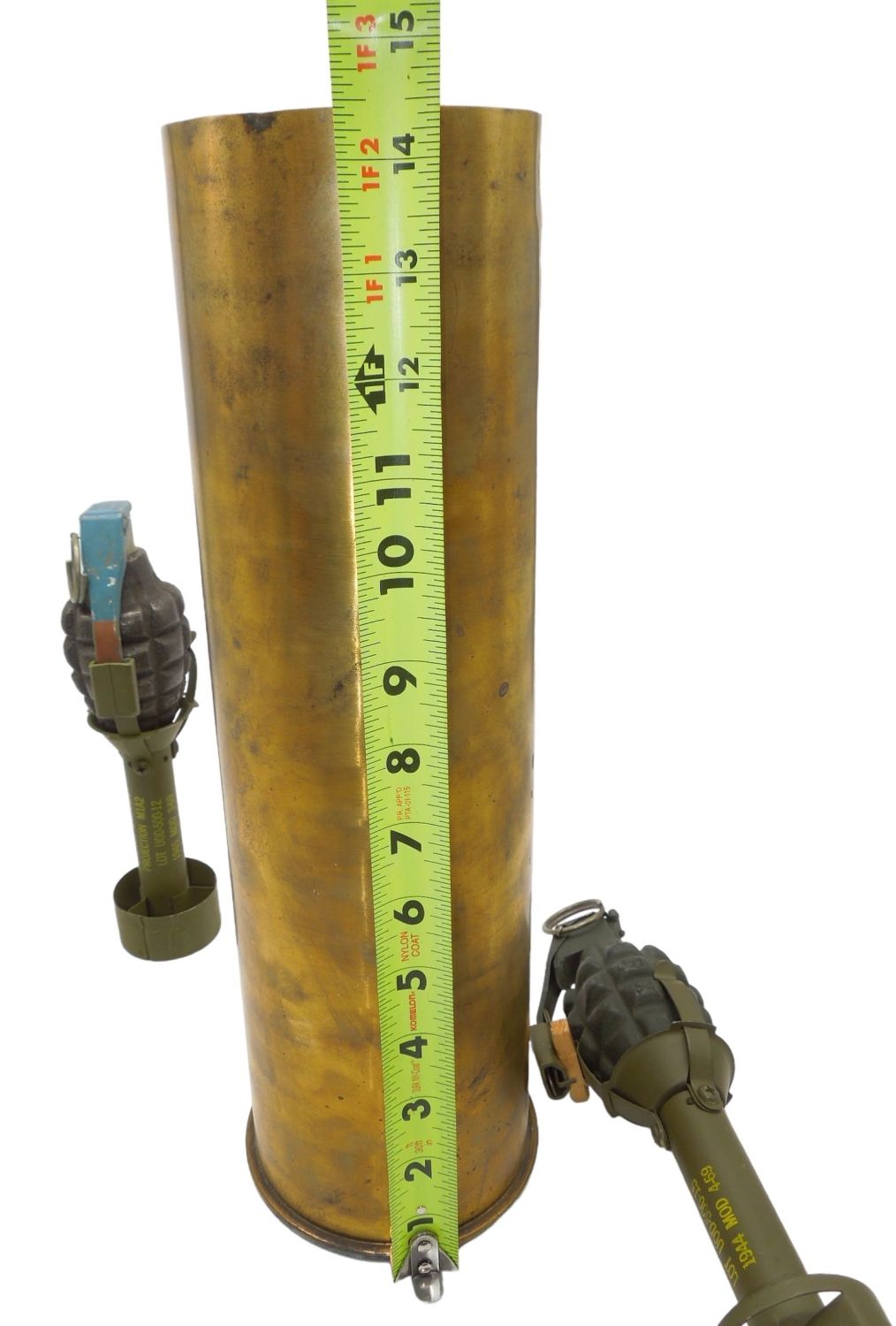 Lot 721 - WWII Era Inert 105mm Artillery Shell & 1944 & 1945 Rifle ...