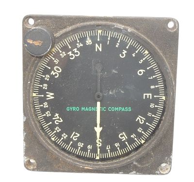 Lot 151 - WWII US Army Air Force Gyro Magnetic Compass | CNY Militaria