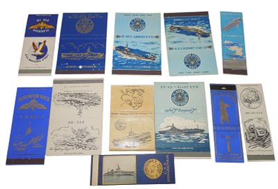 Lot 264 - WWII Era USN Navy Ships Matchbook Covers Lot (11) | CNY Militaria
