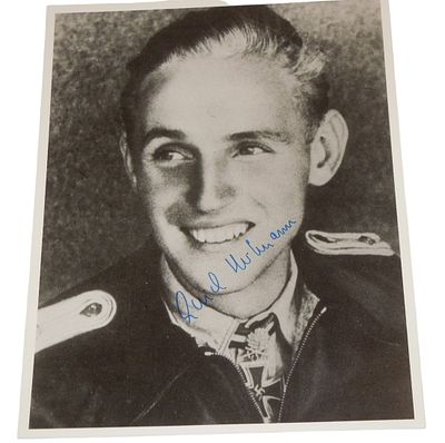 Lot 291 - WWII German Luftwaffe Fighter Ace Pilot Erich Hartmann Signed ...